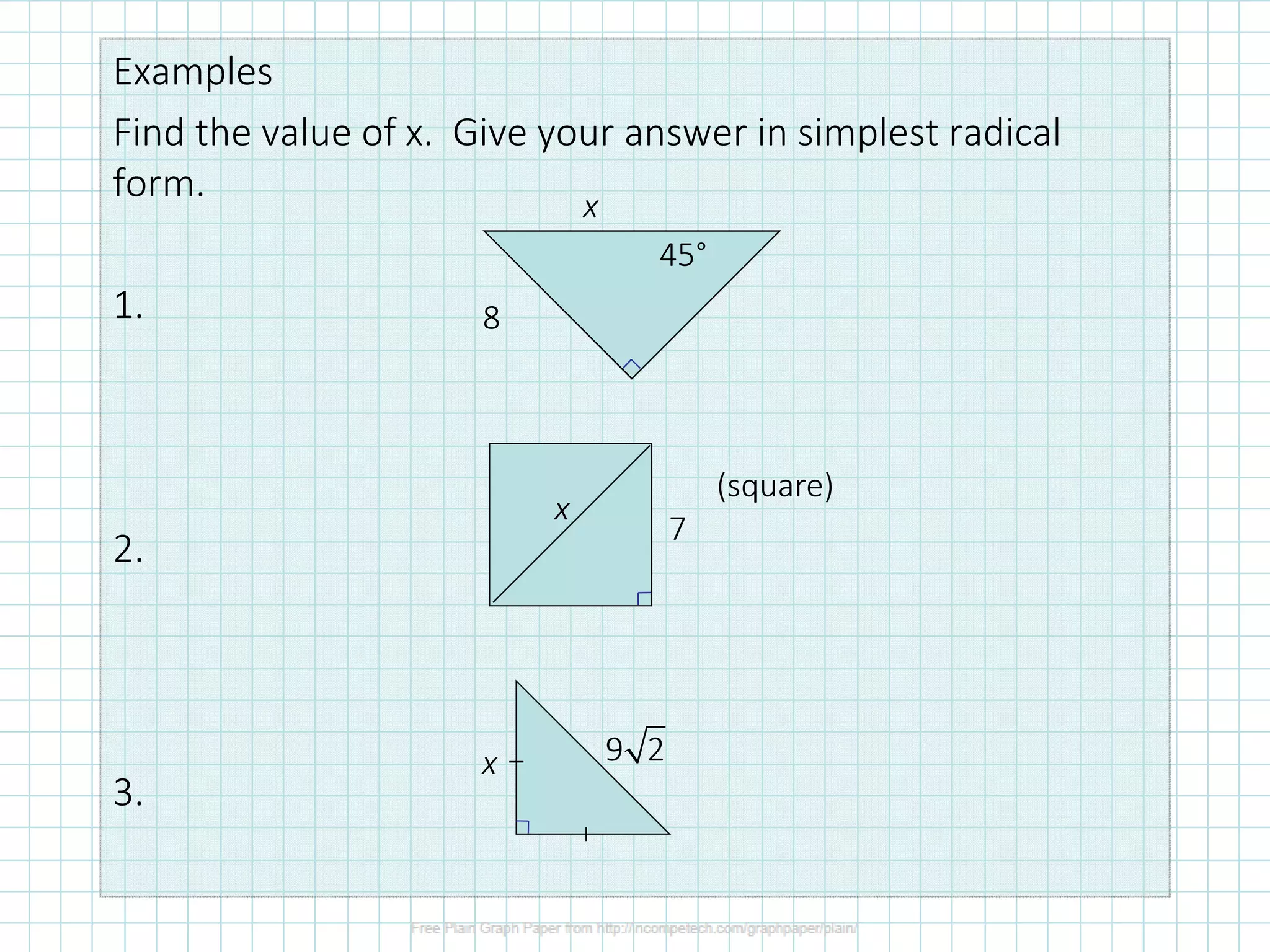 8.1 Special Right Triangles | PDF