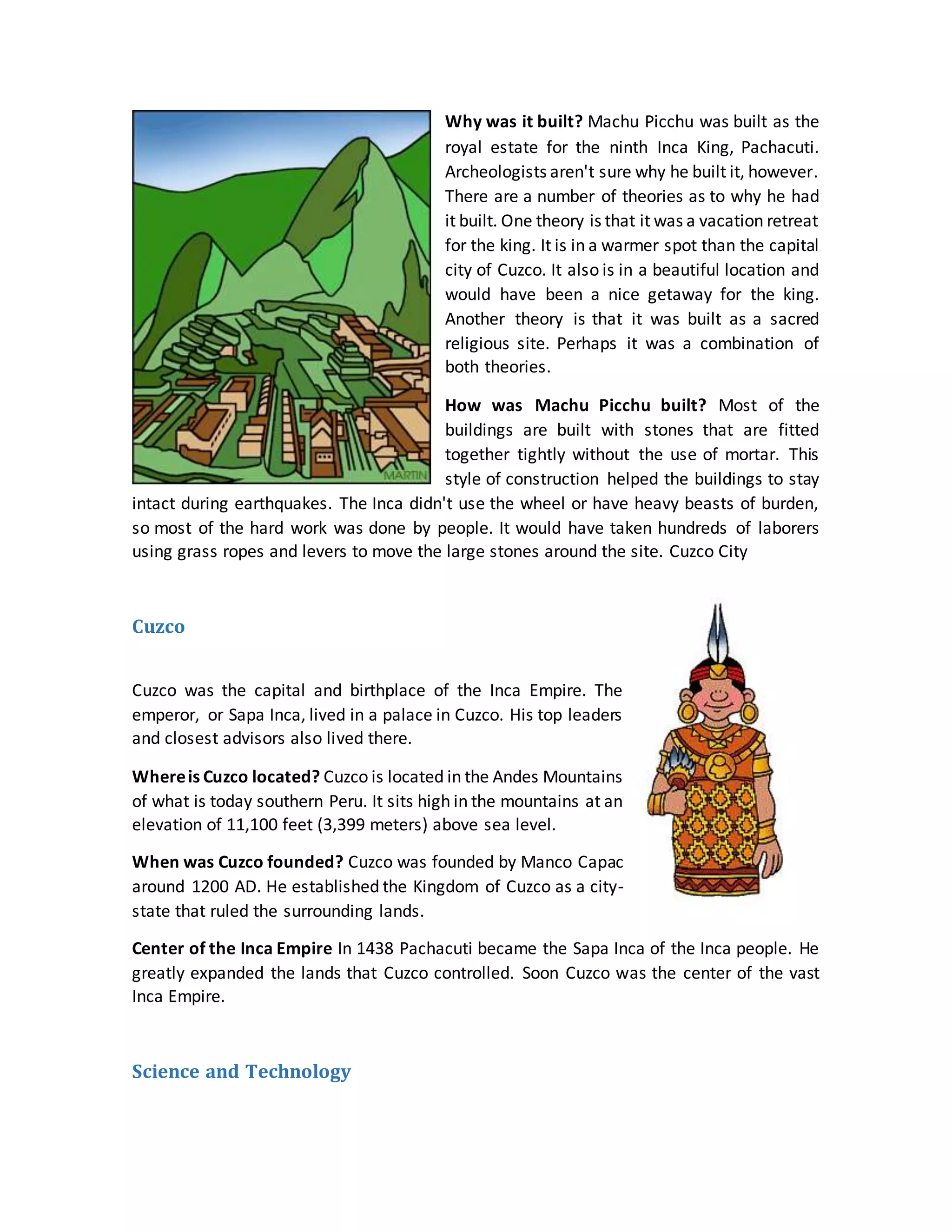 8. inca civilization | PDF