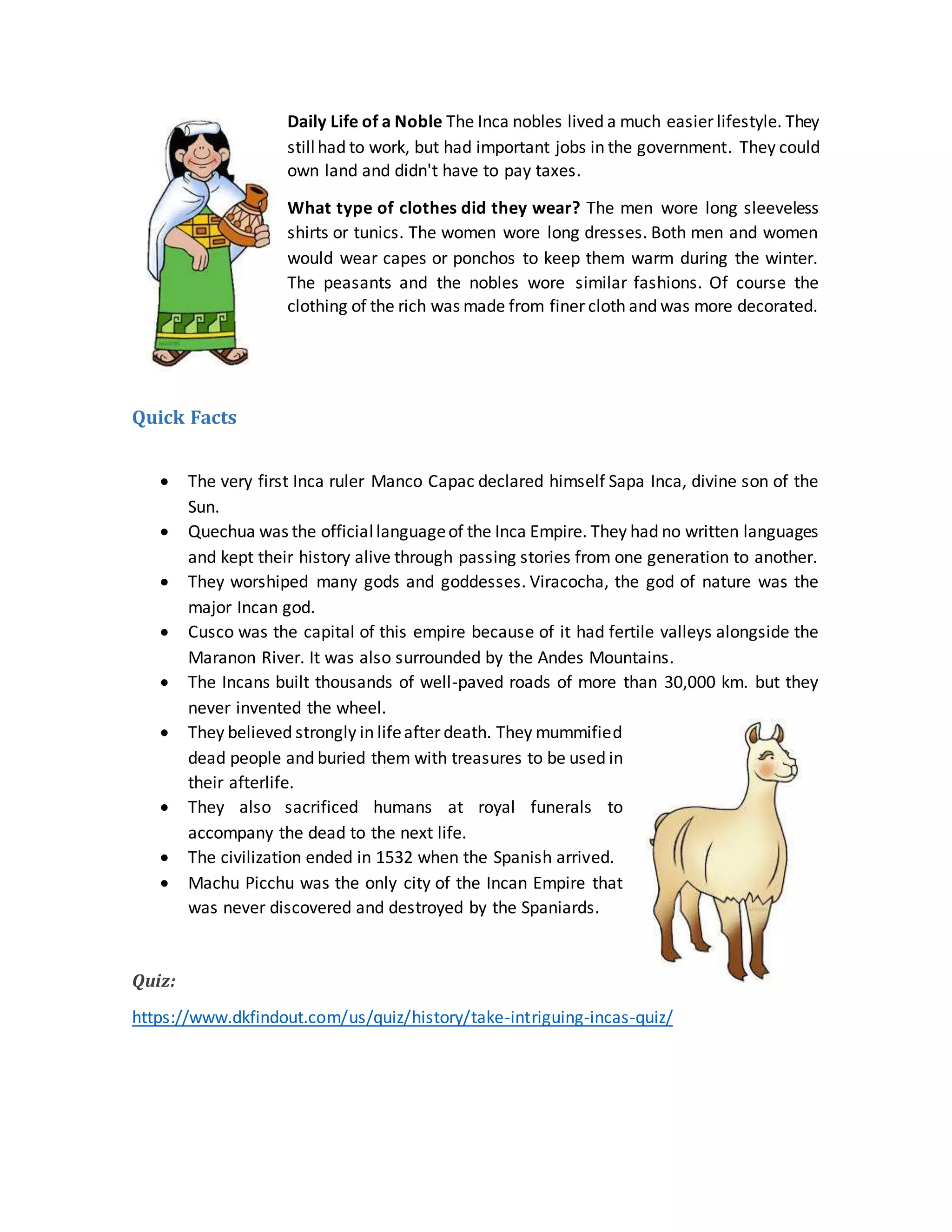 8. inca civilization | PDF