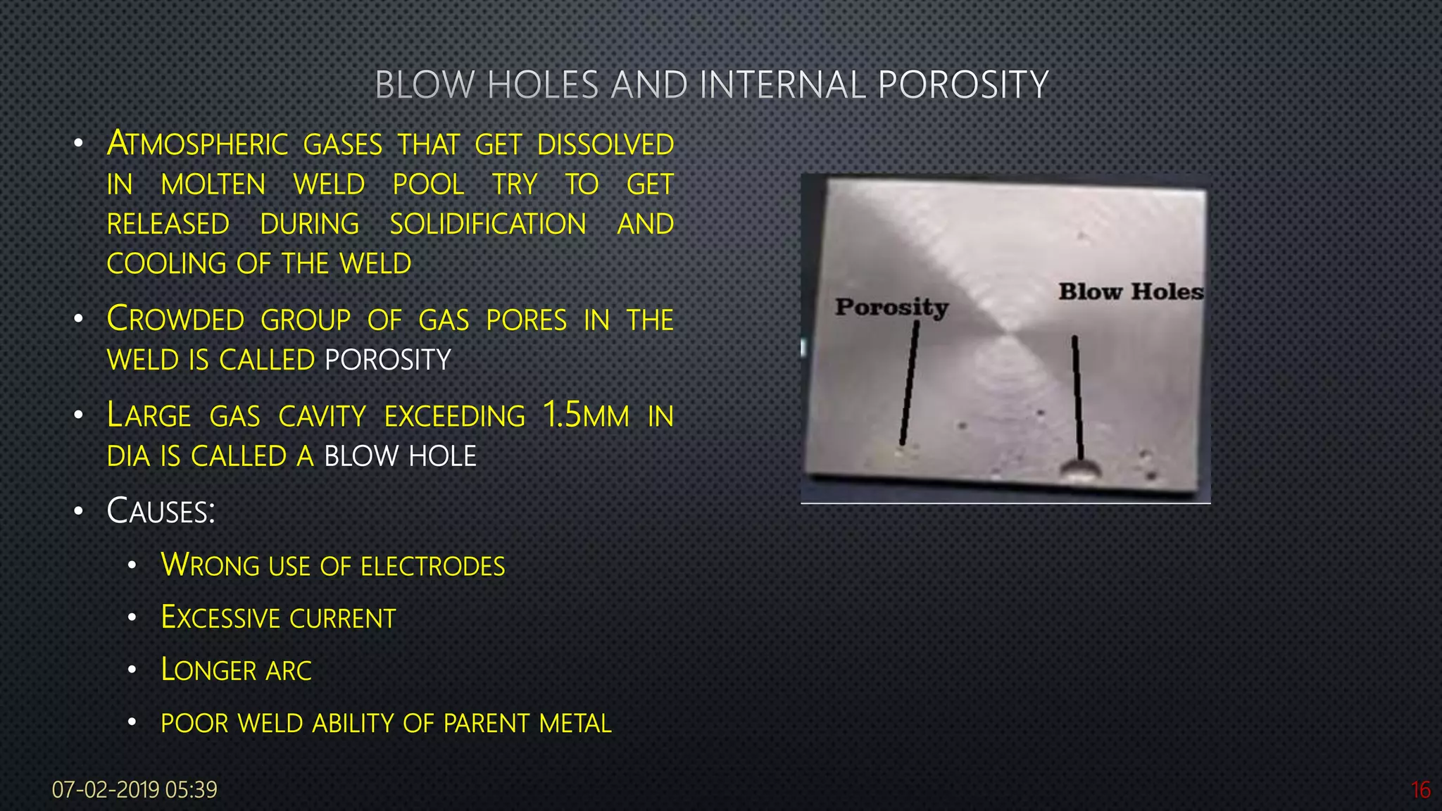 Welding defects, soldering and brazing | PPTX