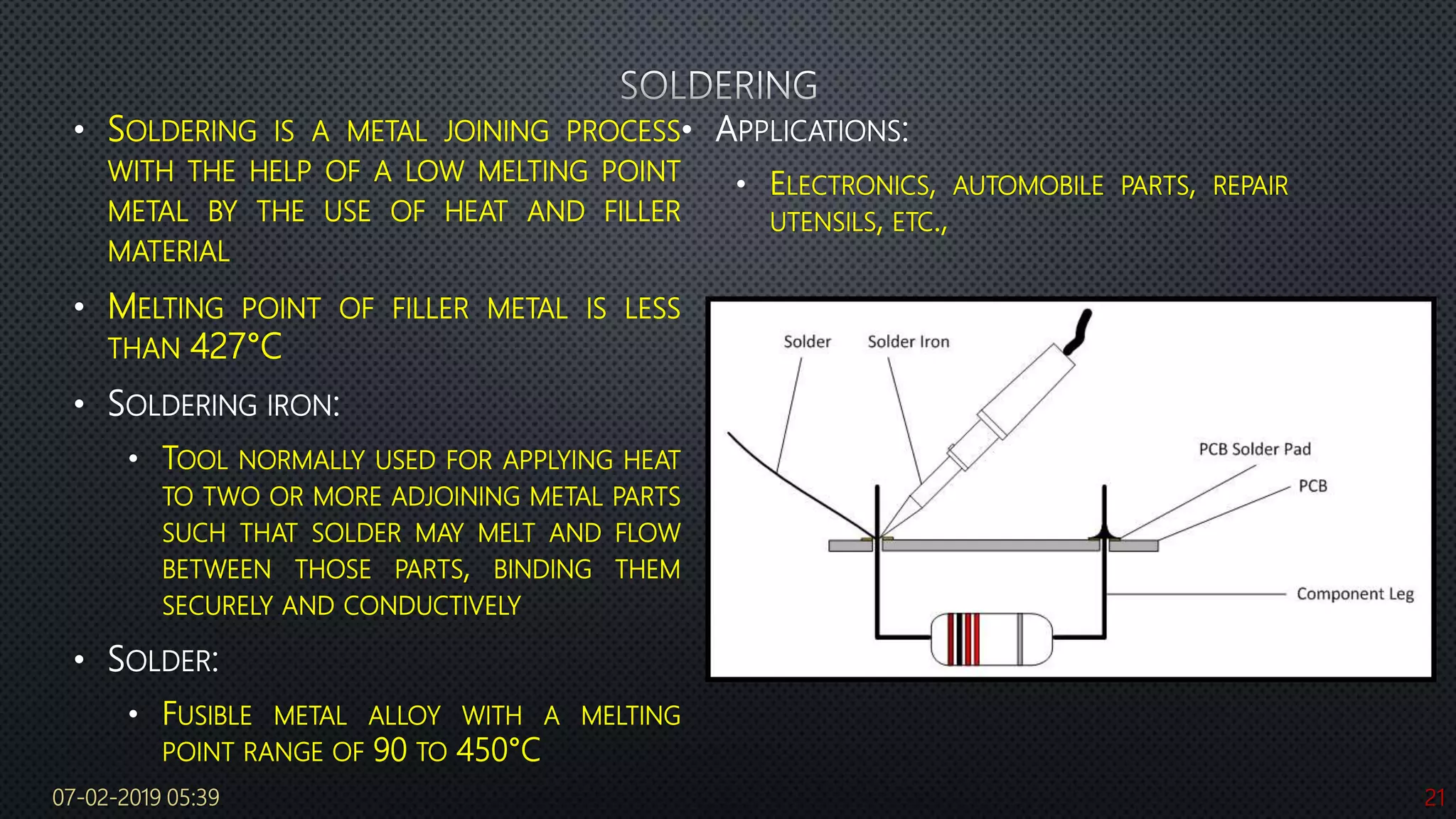 Welding defects, soldering and brazing | PPT