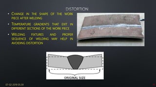 Welding defects, soldering and brazing | PPTX