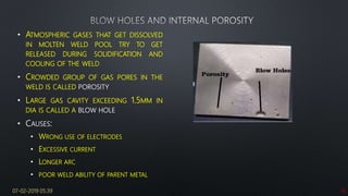 Welding defects, soldering and brazing | PPTX