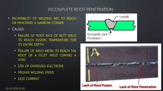 Welding defects, soldering and brazing | PPTX