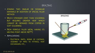 Welding defects, soldering and brazing | PPTX