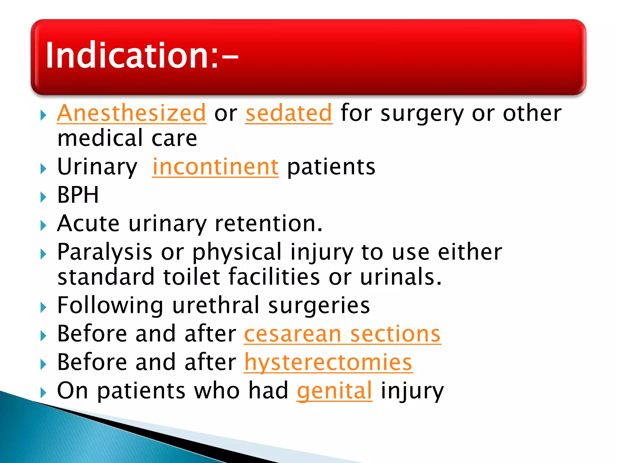 .catheterization | PPTX