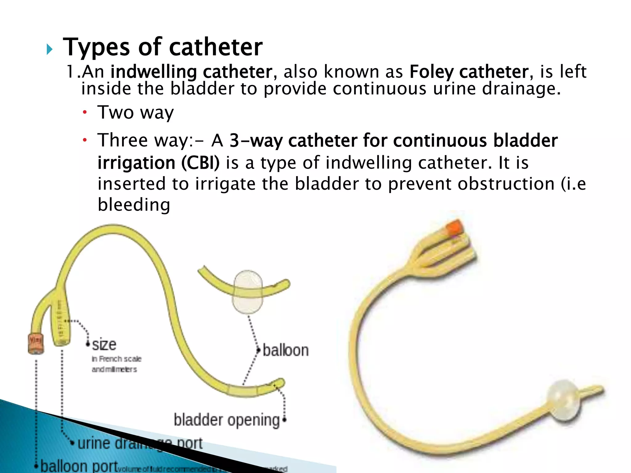 .catheterization | PPTX | First Aid | Injuries