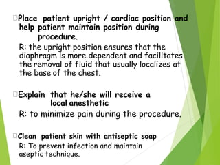 thoracentesis final | PPTX | Lung and Respiratory Health | Diseases and ...