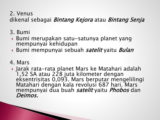 8.sistem tata surya ILMU PENGETAHUAN BUMI DAN ANTARIKSA Nurul Faela ...