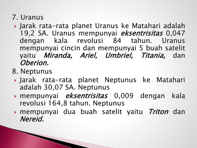 8.sistem tata surya ILMU PENGETAHUAN BUMI DAN ANTARIKSA Nurul Faela ...