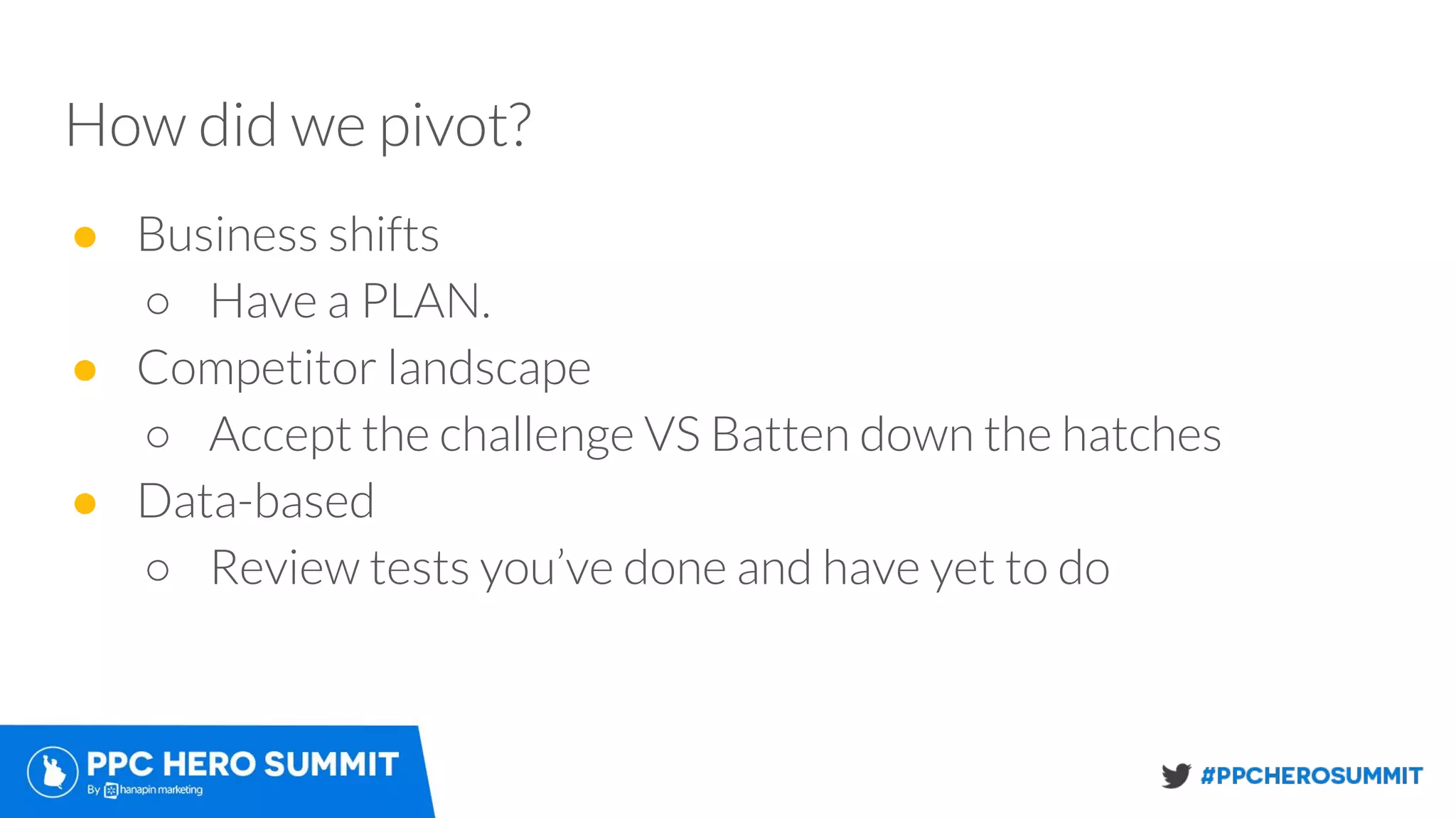When & How to Pivot Your Paid Advertising Strategy | PPT