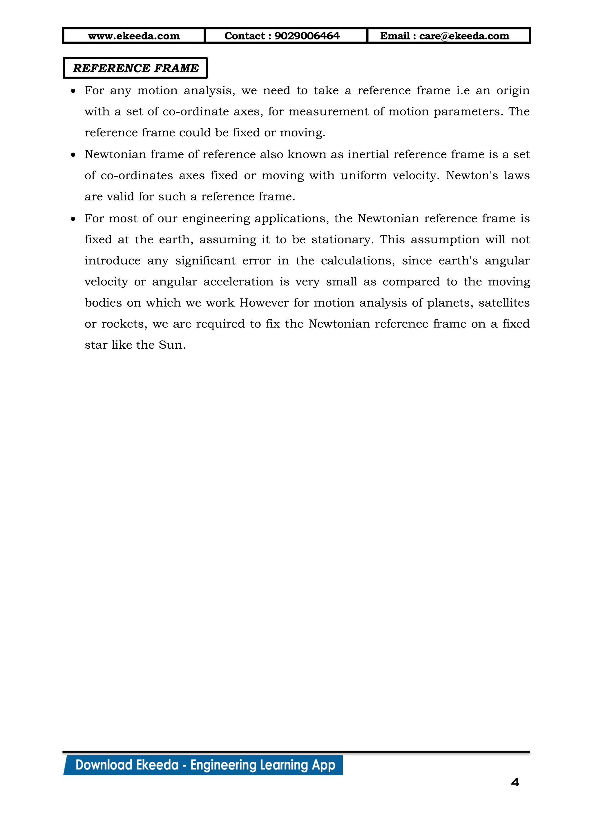 8. introduction to dynamics | PDF