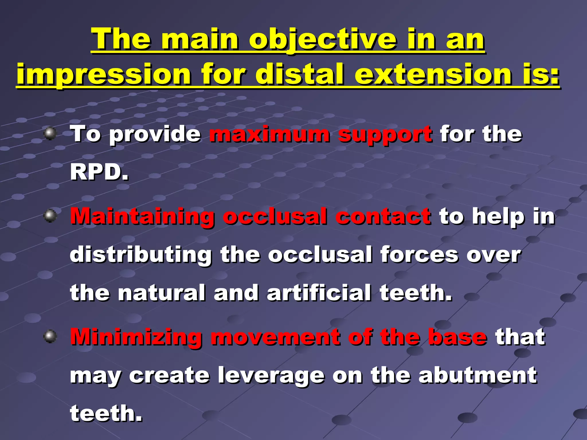 6. final impression techniques for removable partial dentures | PPT
