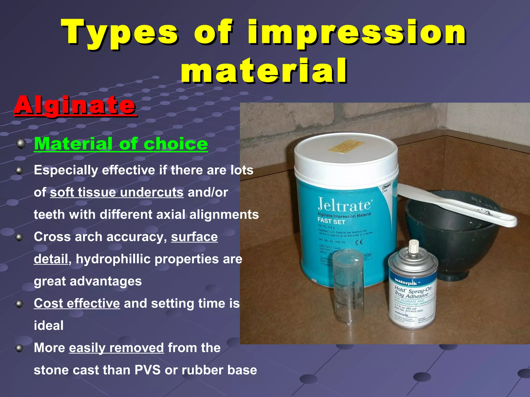 6. final impression techniques for removable partial dentures | PPT