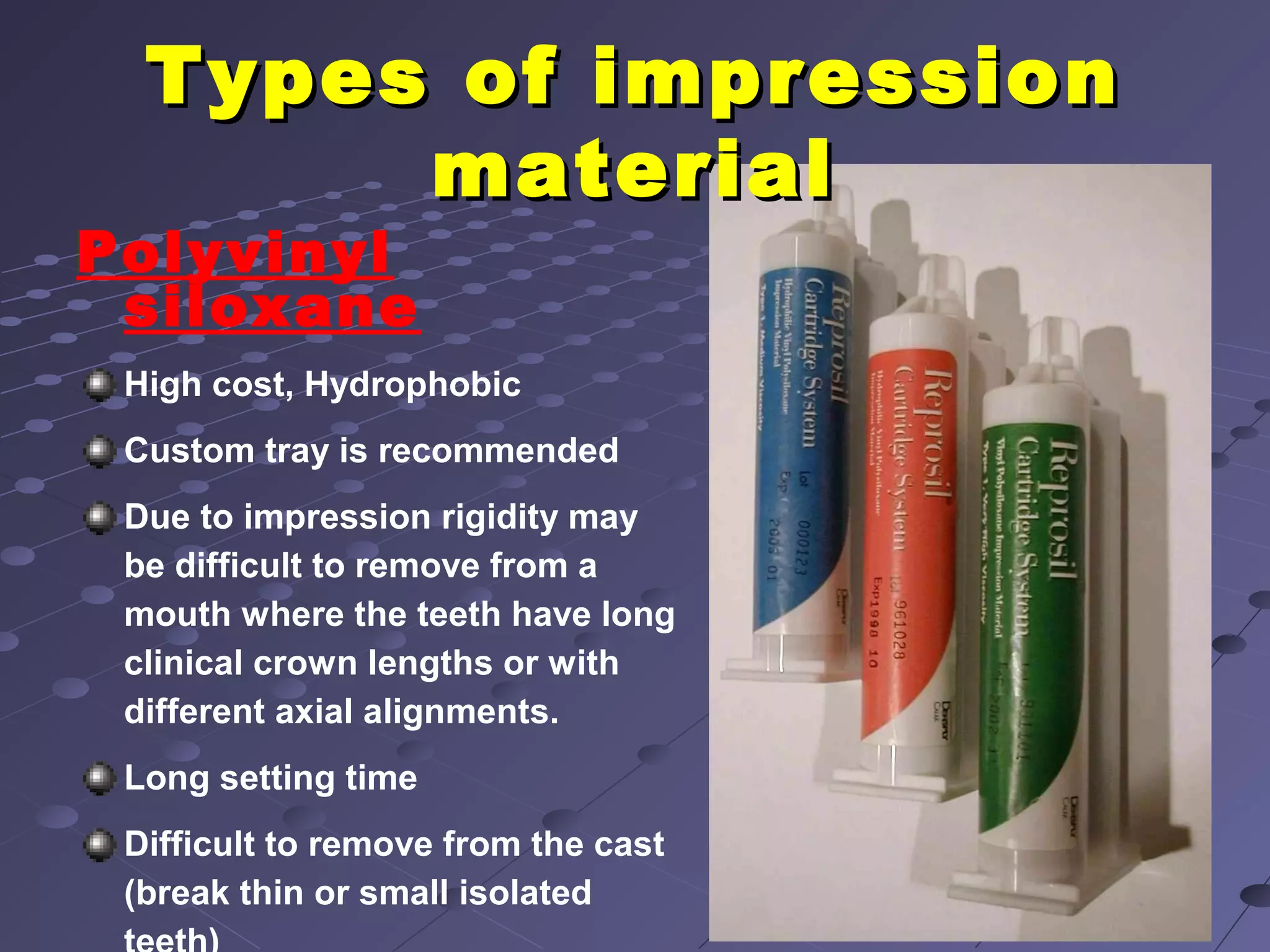 6. final impression techniques for removable partial dentures | PPT
