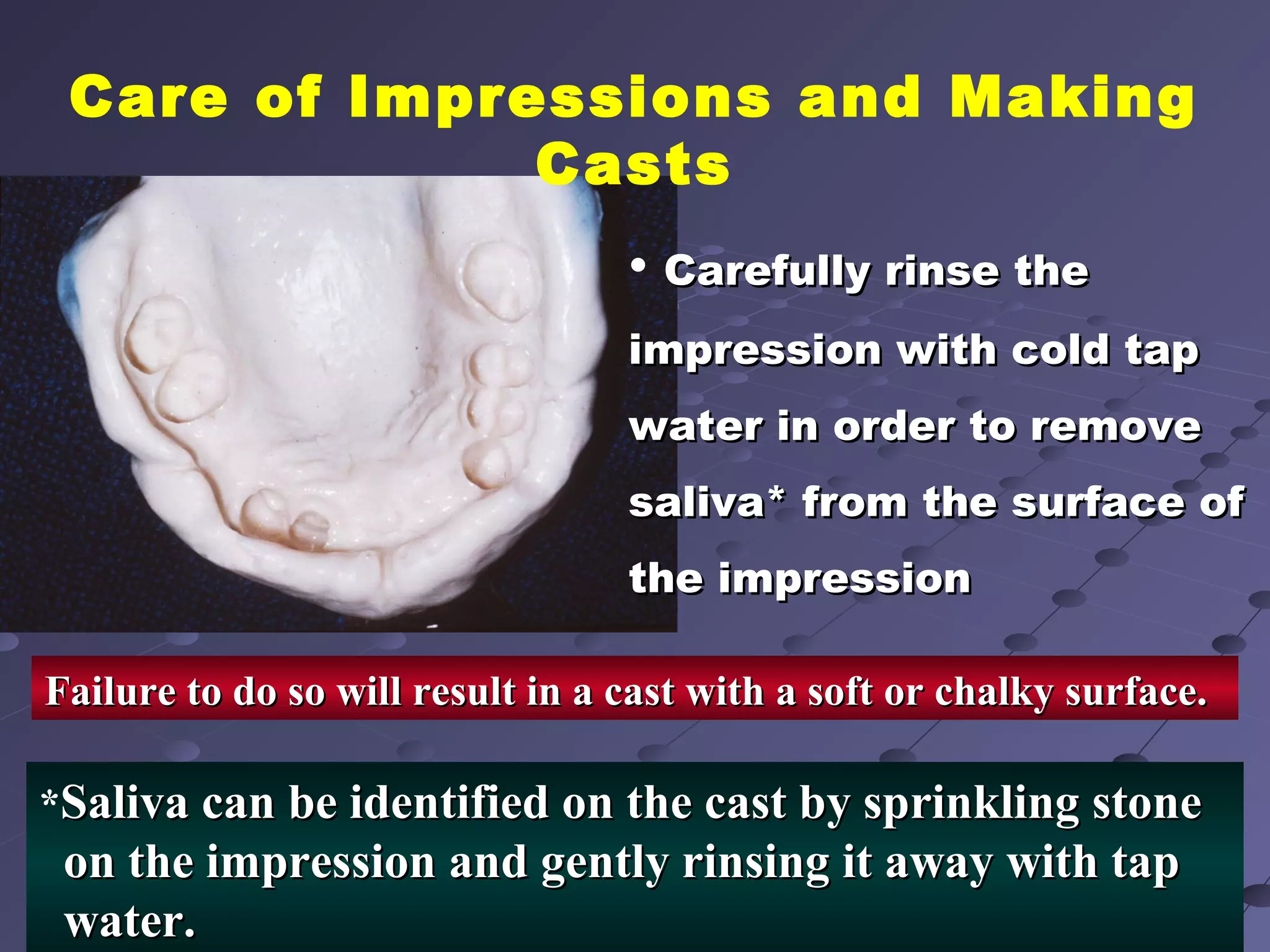 6. final impression techniques for removable partial dentures | PPT