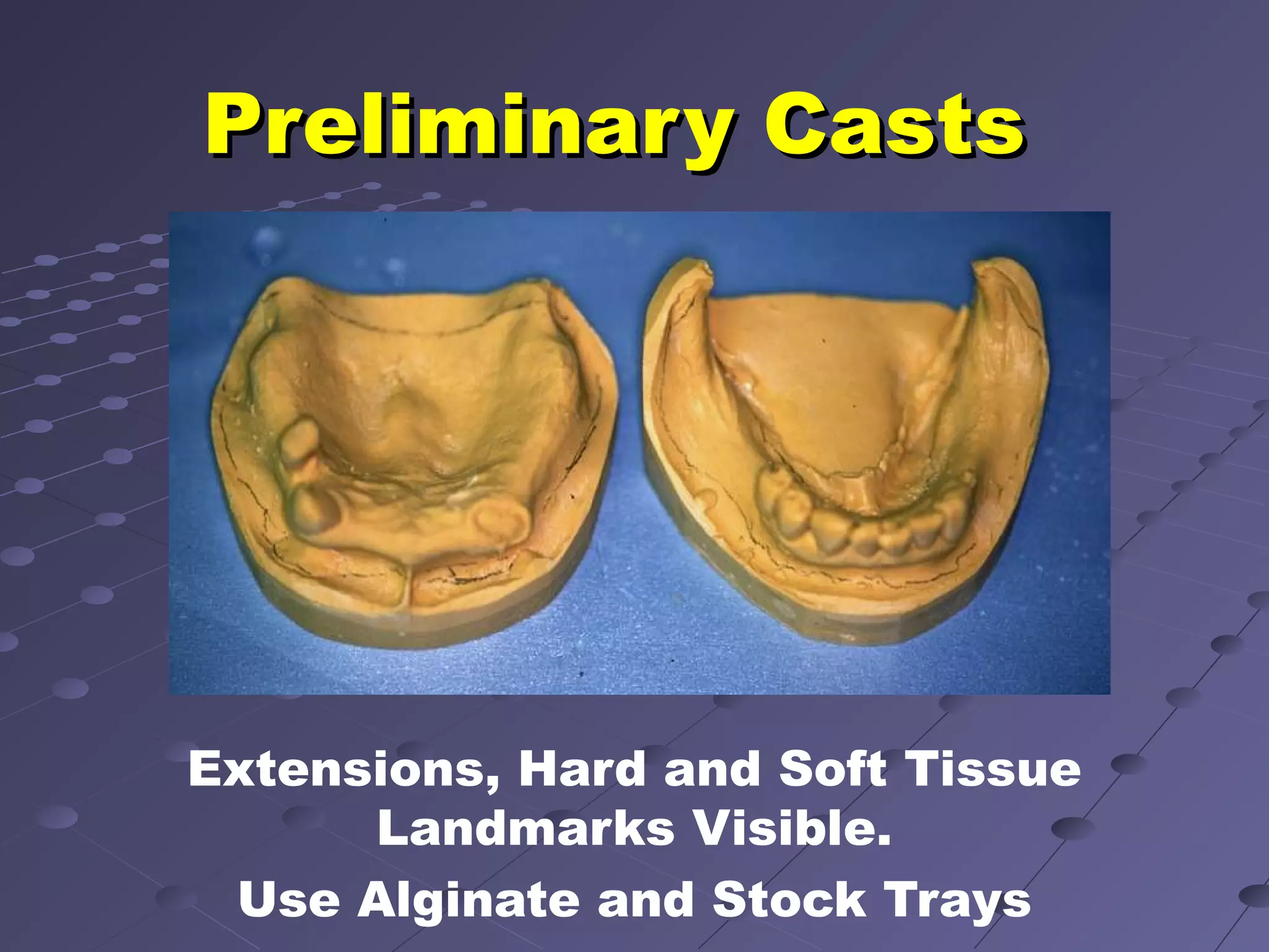 6. final impression techniques for removable partial dentures | PPT