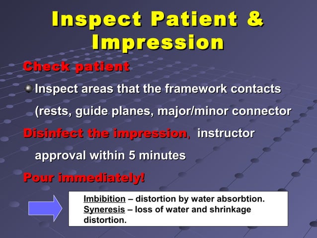 6. final impression techniques for removable partial dentures | PPT