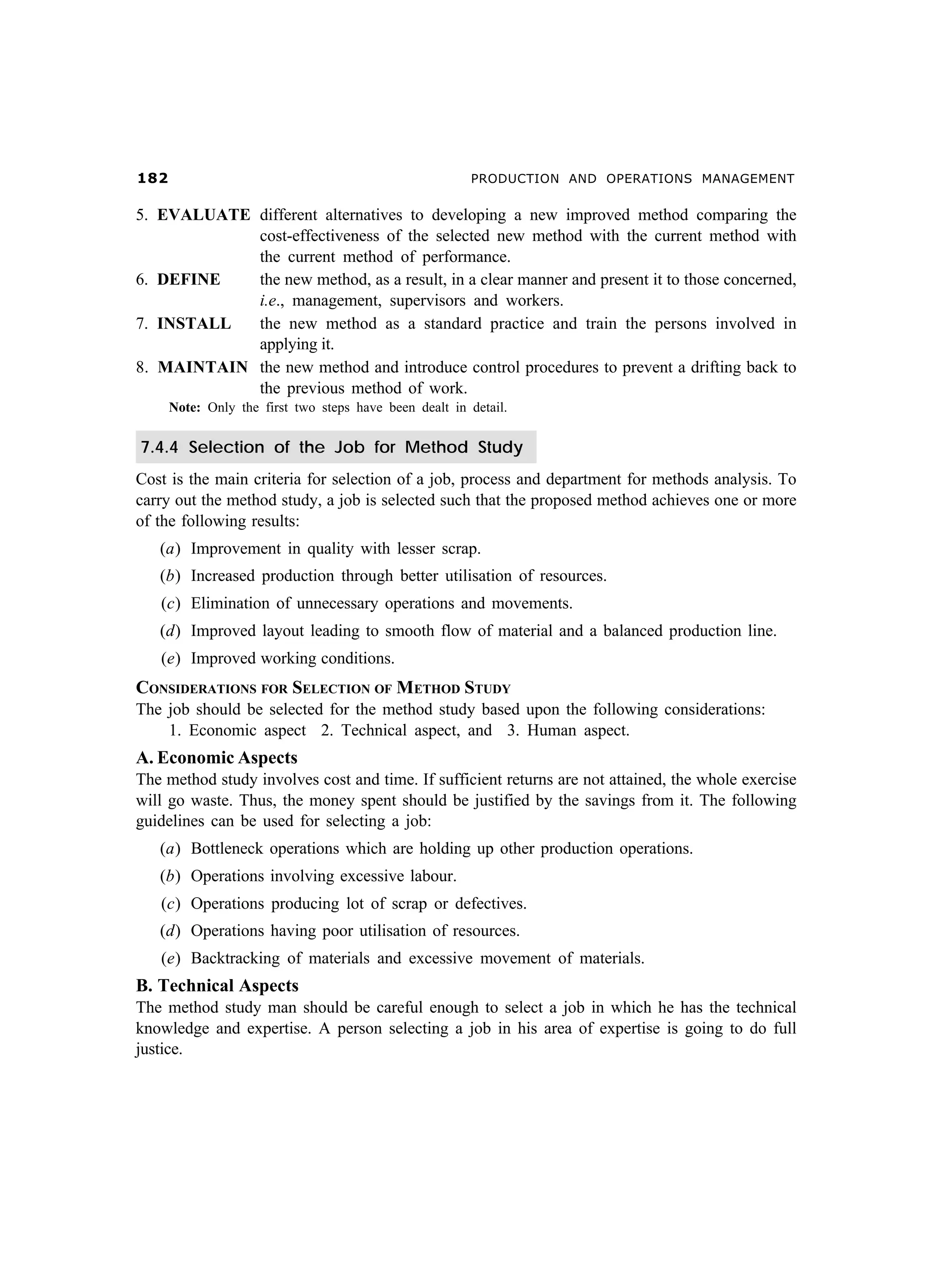 8. chapter 7 work study (time and motion study) | PDF