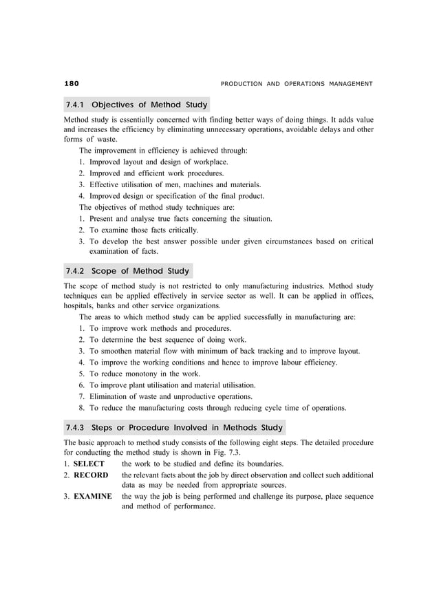 8. chapter 7 work study (time and motion study) | PDF