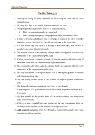 8.similar triangles | PDF