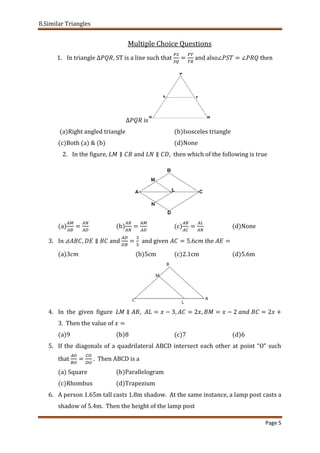 8.similar triangles | PDF