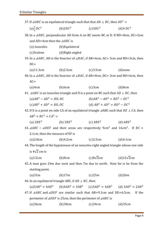 8.similar triangles | PDF