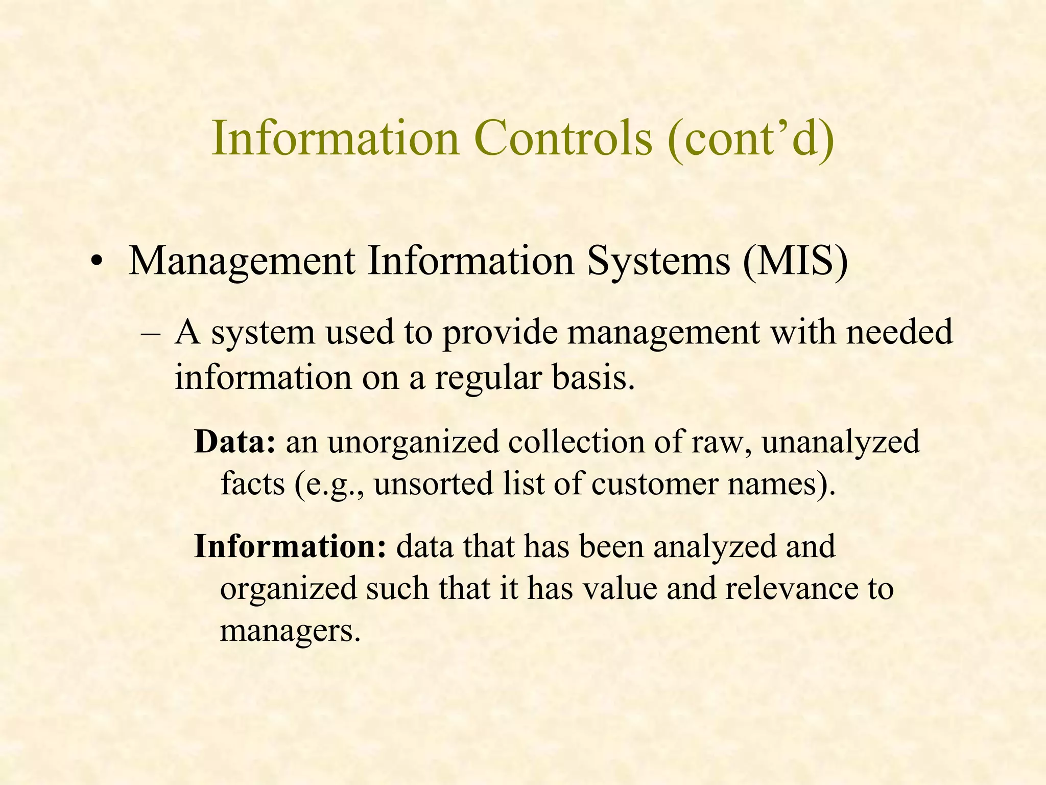 8. Business achieving & organizational control | PPTX
