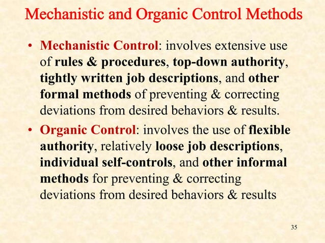 8. Business achieving & organizational control | PPTX | Business ...