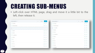 Wordpress - S03.L08 - Creating Sub-menus | PPT