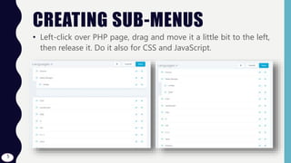 Wordpress - S03.L08 - Creating Sub-menus | PPT