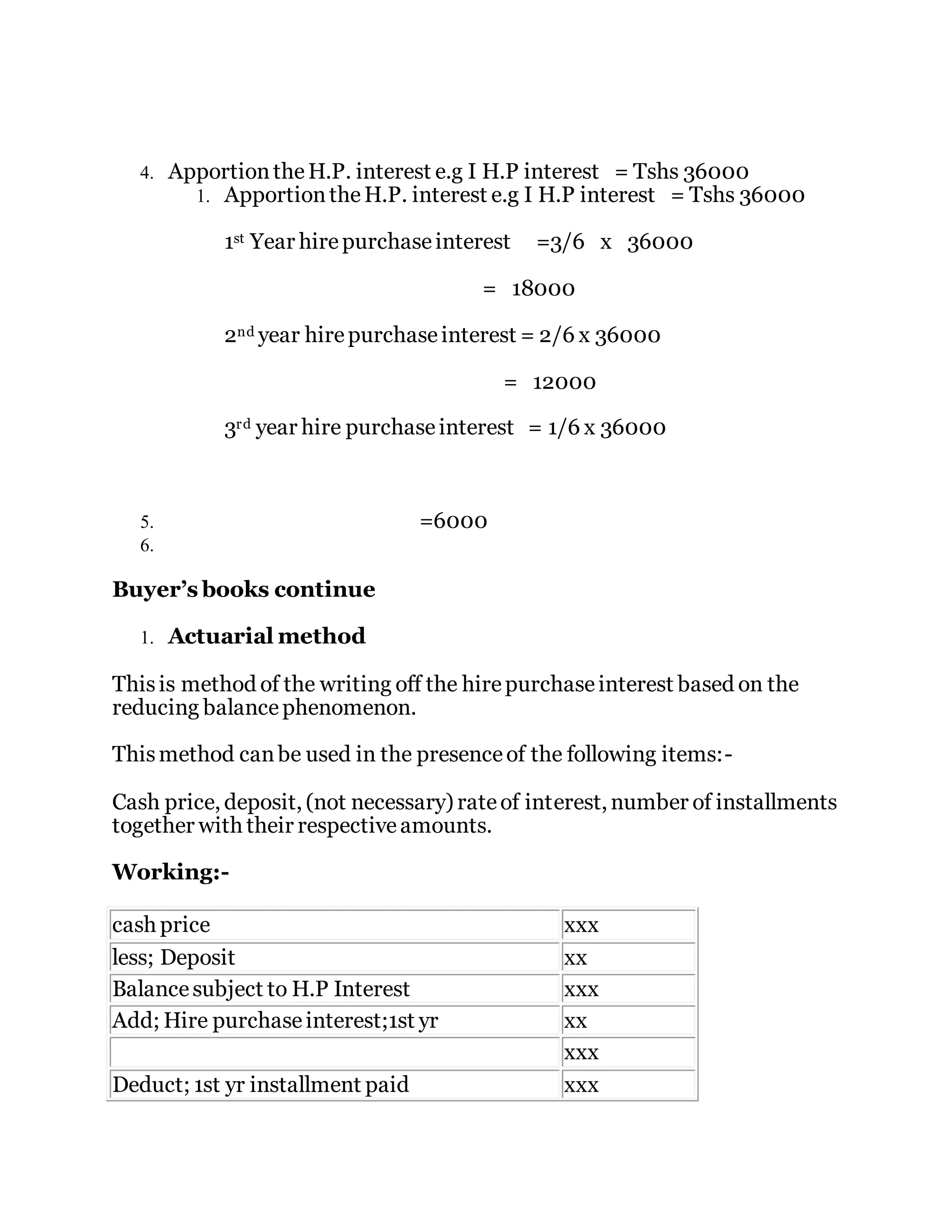 HIRE PURCHASE ACCOUNTING | DOCX