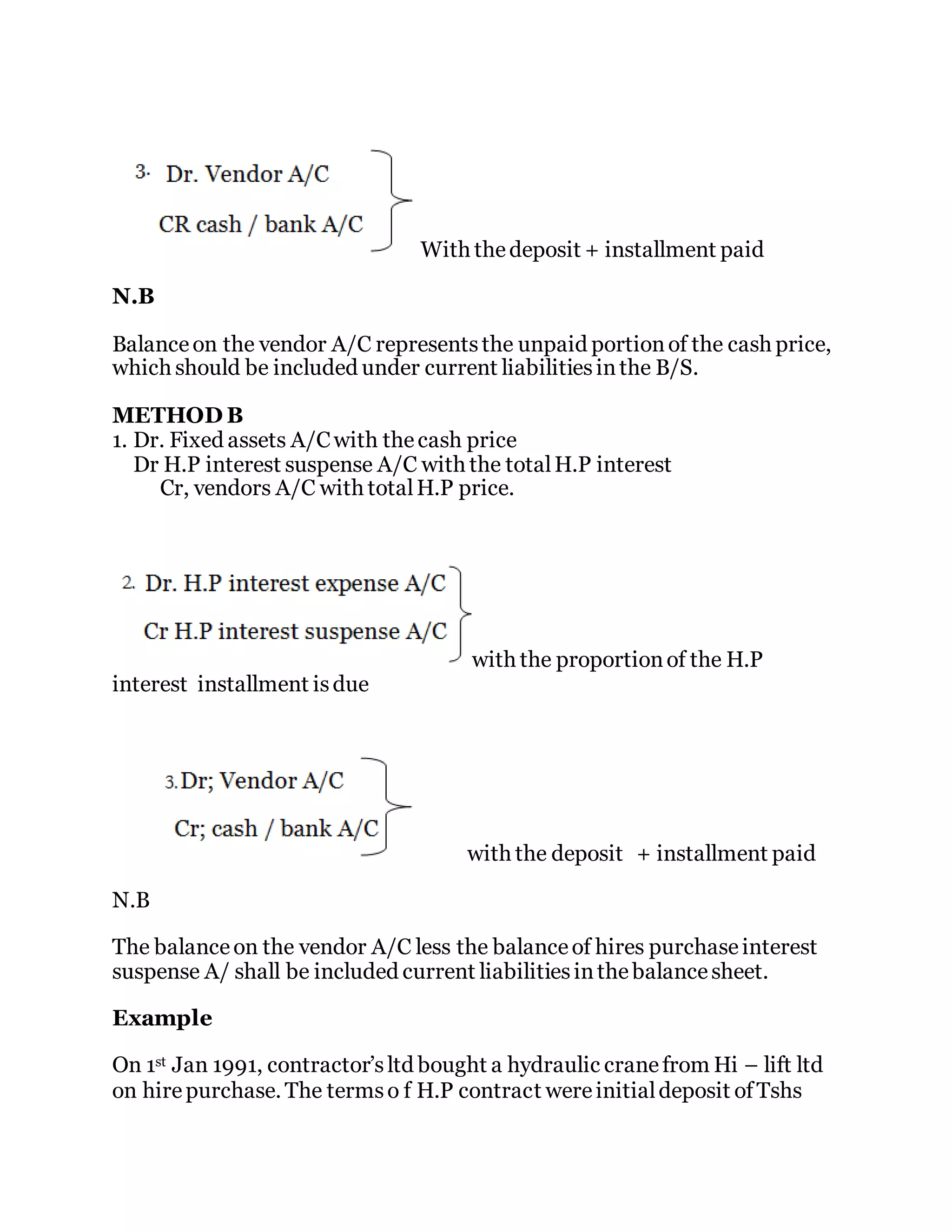 HIRE PURCHASE ACCOUNTING | DOCX