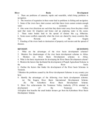 RIVER BASIN DEVELOPMENT | DOCX
