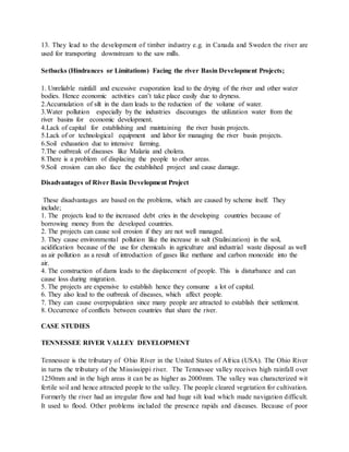 RIVER BASIN DEVELOPMENT | PDF