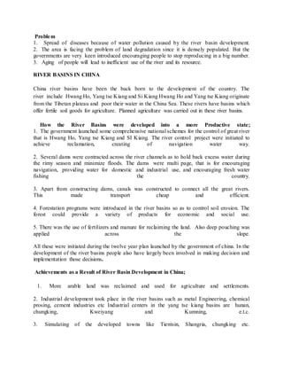 RIVER BASIN DEVELOPMENT | PDF