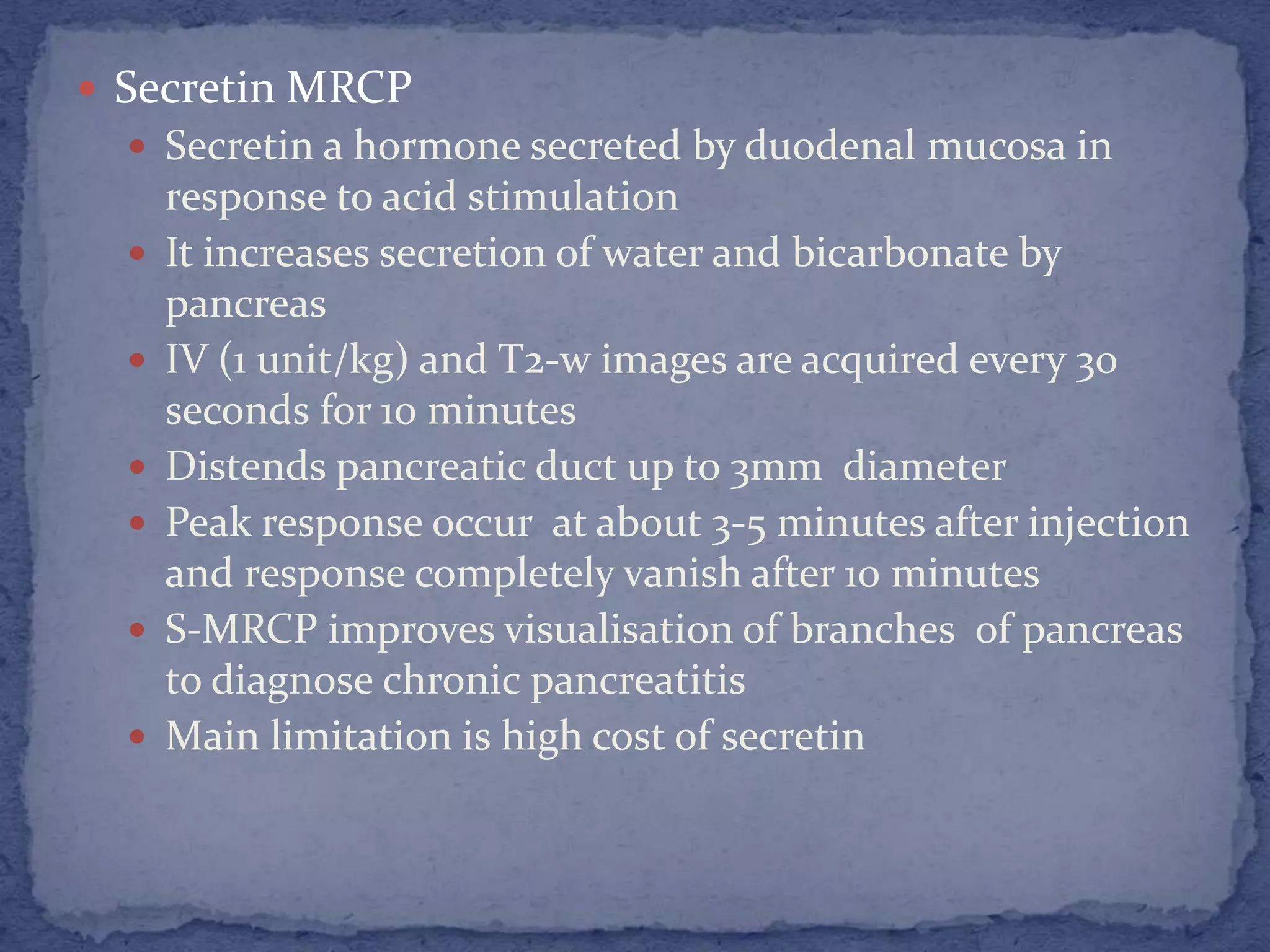 Magnetic Resonance Cholangiopancreatography (MRCP) | PPTX