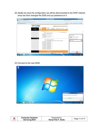 CSS Module 8 - Configuring the Wireless Access Point | PDF