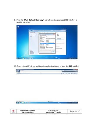 Css Module 8 Configuring The Wireless Access Point Pdf