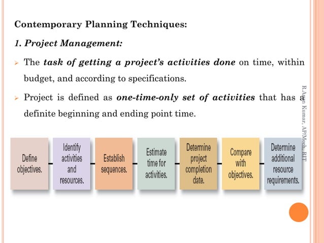 Planning tools and techniques | PDF | Business | Business and Finance