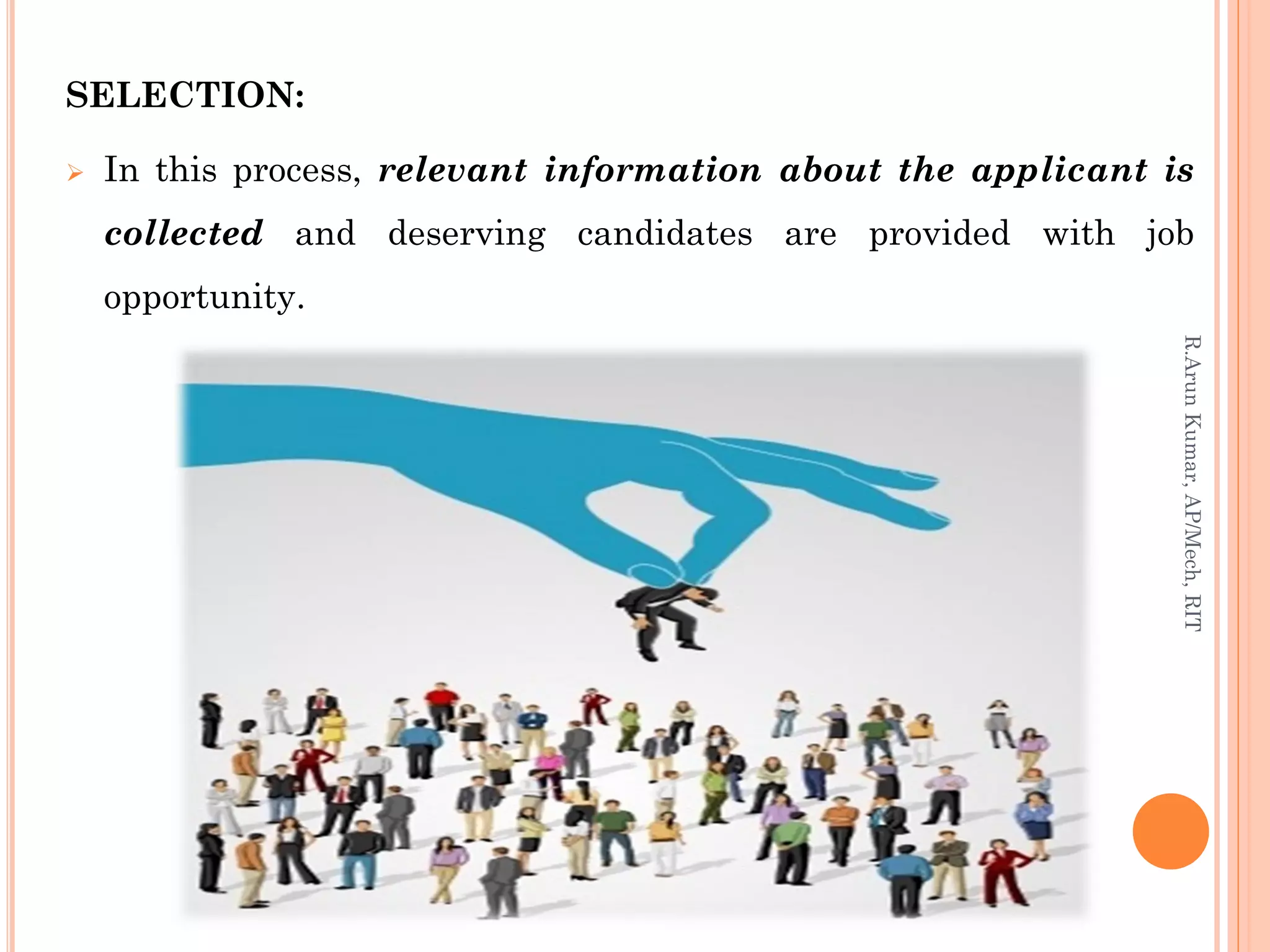 Selection, training and development | PDF