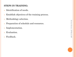 Selection, training and development | PDF