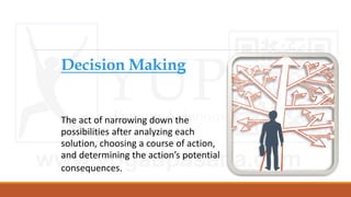 Decision making , Time management , Action plan | PPT
