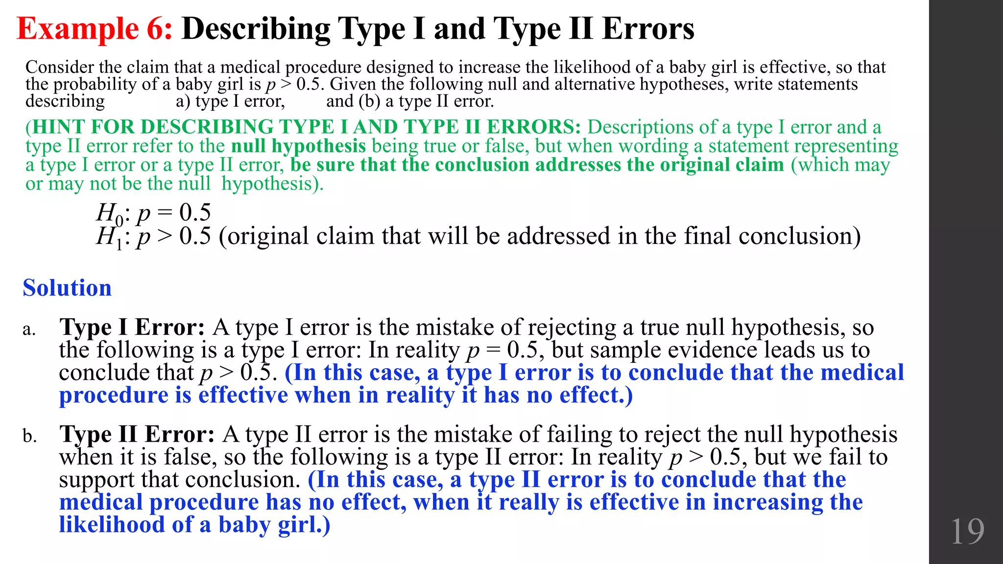 Basics of Hypothesis Testing | PPTX