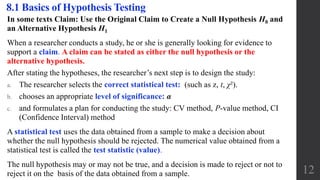 Basics of Hypothesis Testing | PPTX