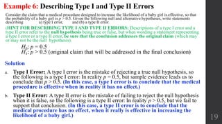 Basics of Hypothesis Testing | PPTX