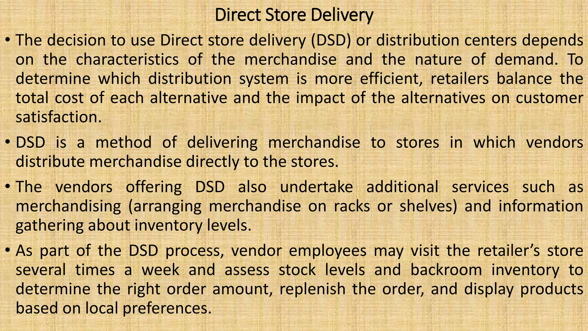8. Retail Logistics | PPTX