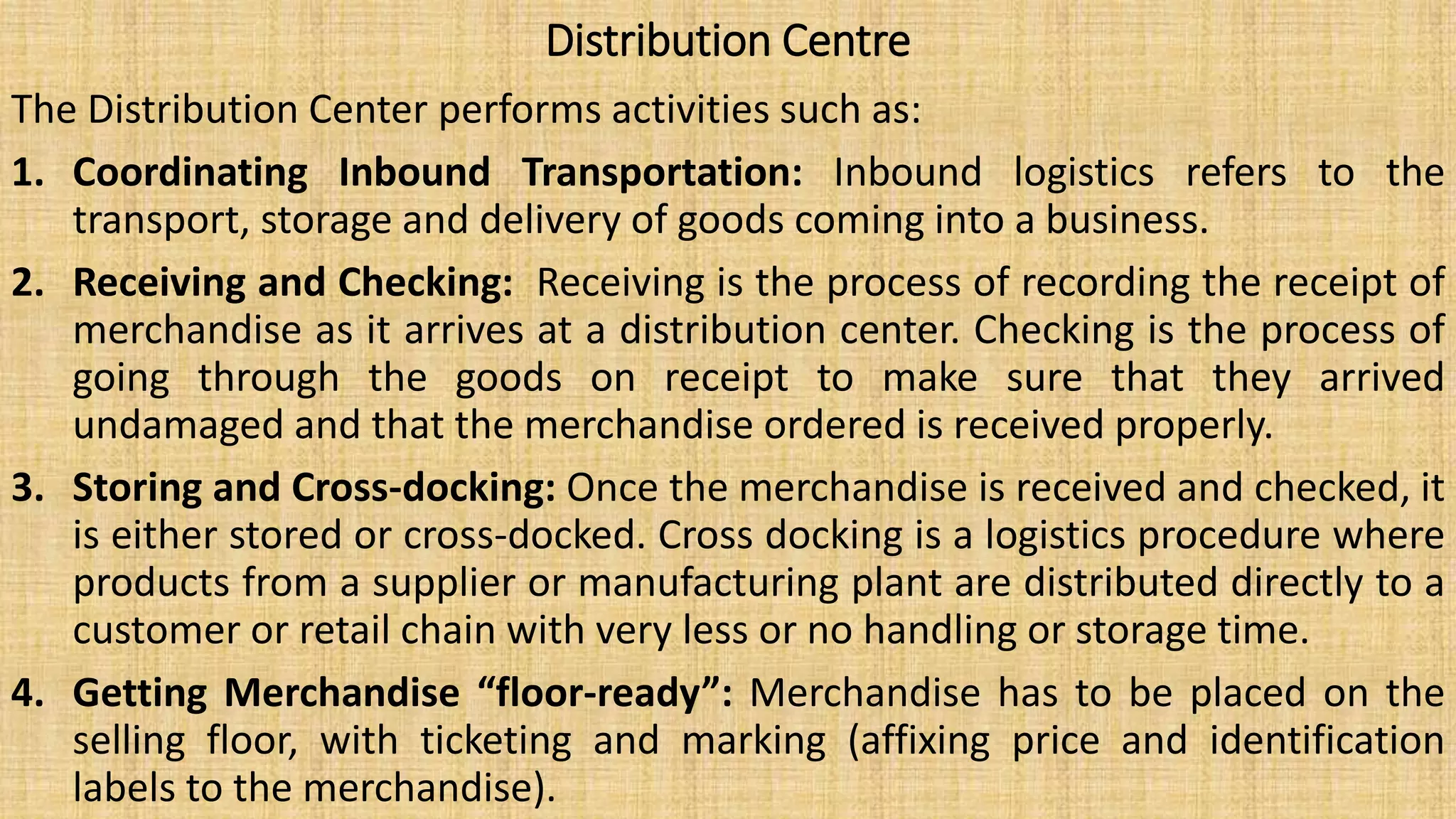 8. Retail Logistics | PPTX