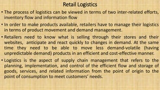 8. Retail Logistics | PPTX