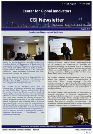 CGI Newsletter August 2019 | PDF